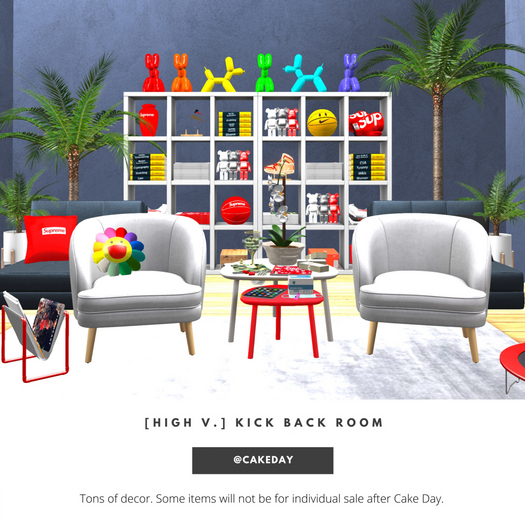Second Life Marketplace - [high v.] chubby pack kick back room